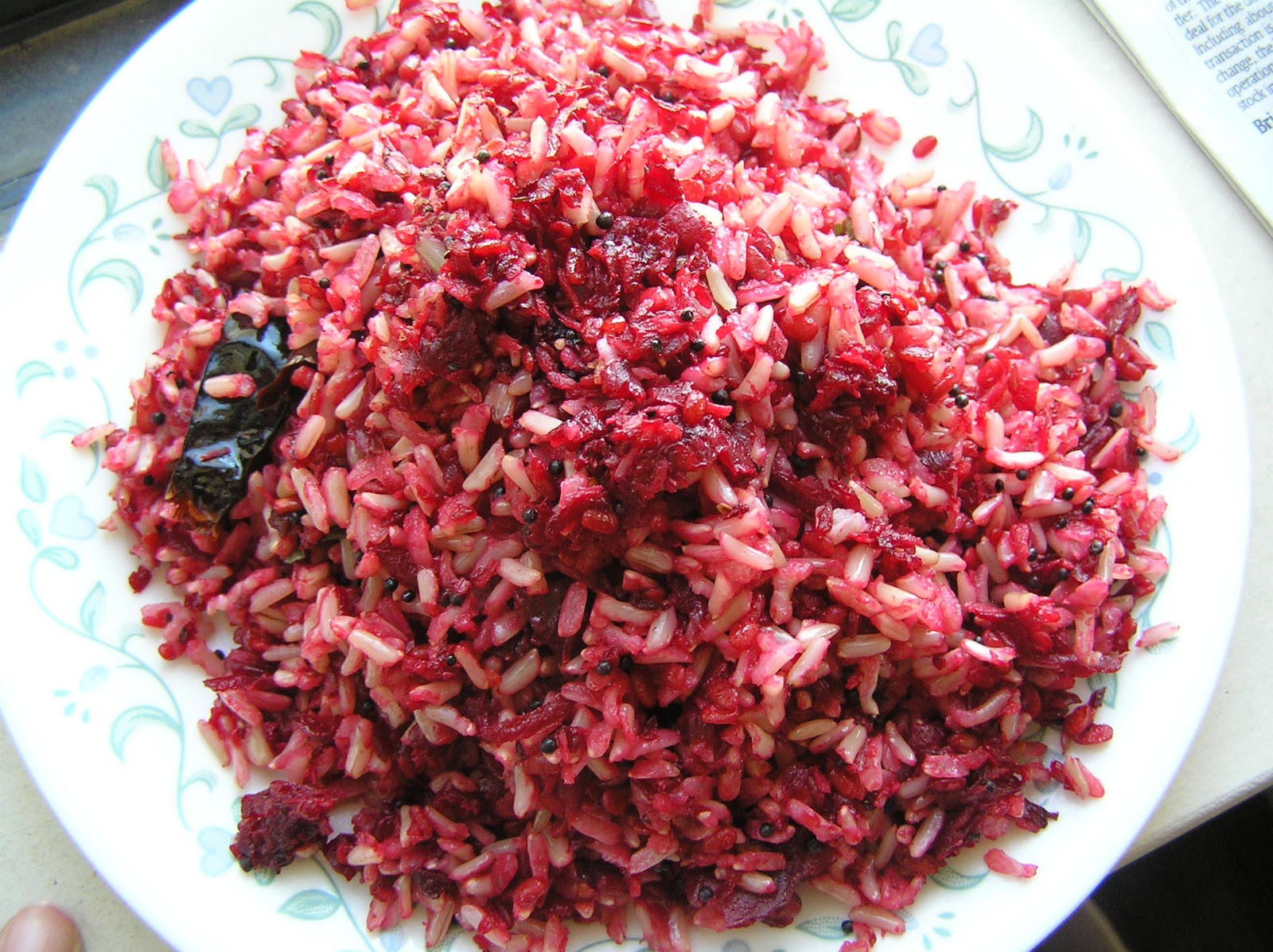 The Melting Pot: Beetroot Rice