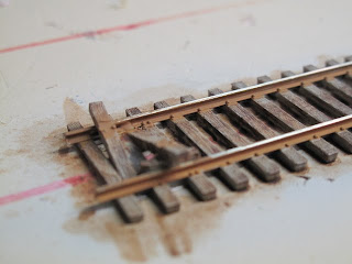 Mark Schreuder's Blog: Model Railroad: Track Weathering and Fascia Board
