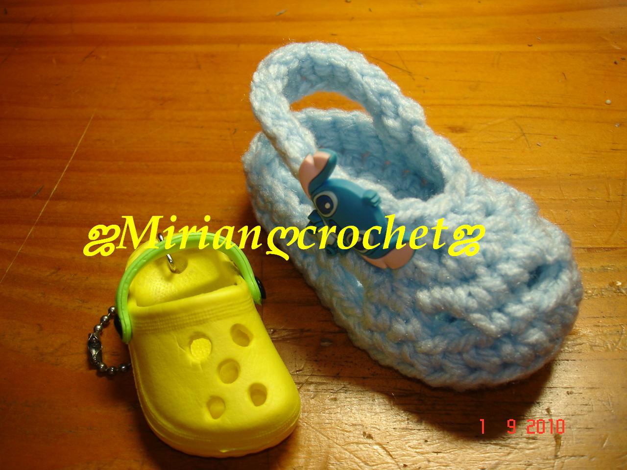 ஜMirian-crochetஜ: Baby Crocs de crochê