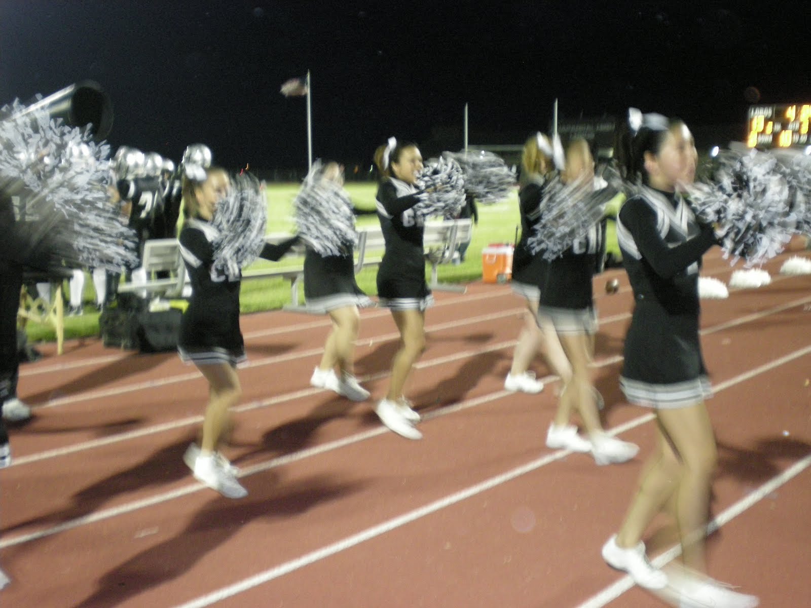 Chaparral Cheerleading: LOBOS Victorious at First Home Game!