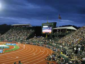 Coverage of Eugene Track and Field Trials