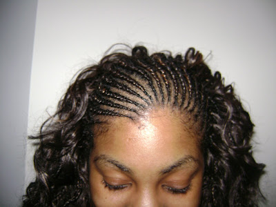 Kristen Lock @ the BlogSpot: Cornrows with tree braids