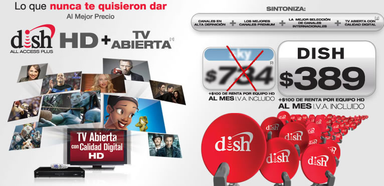 CSCG Group - Bienvenido a la Evolución.: PAQUETES Y PROGRAMACION DISH