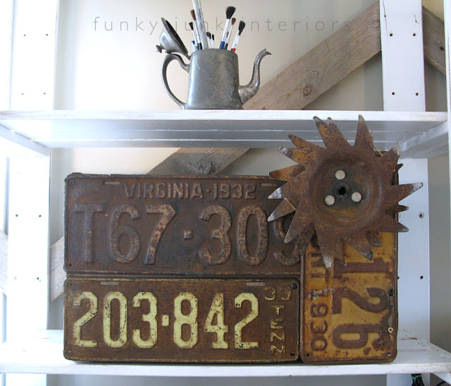 SNS 98 - license plates - Funky Junk InteriorsFunky Junk Interiors