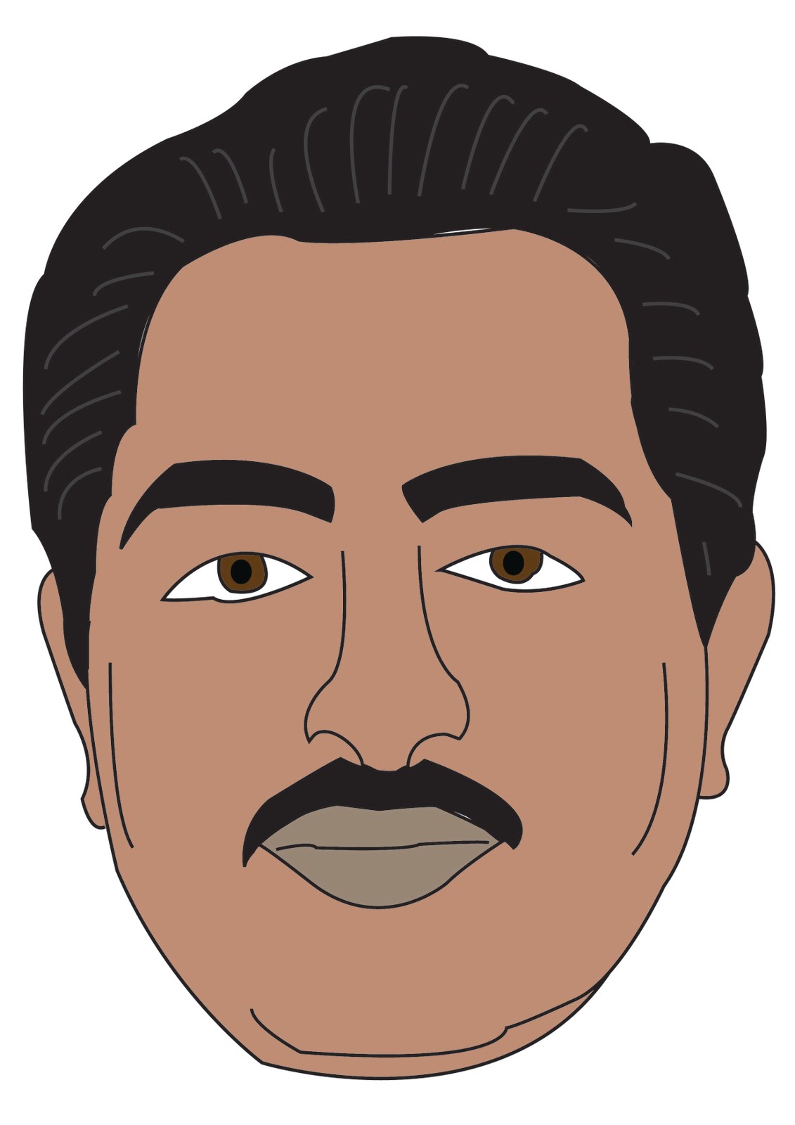 Shabir Naseer: Dad's face illustrator