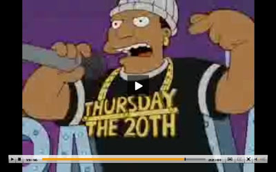 Simpsons Prophecies: 9:30 Thursday the 20th