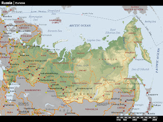 Cherskogo Mountains Map