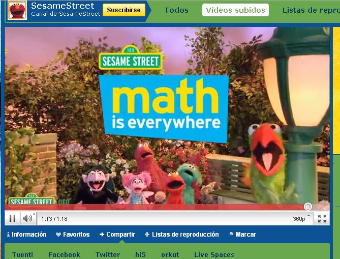 ENGLISH FOR TEACHING: Leaning English is fun with SesameStreet YouTube ...