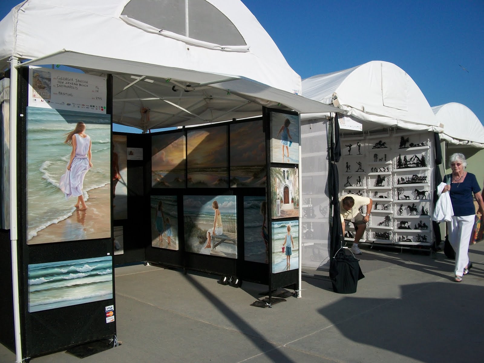 On The Road With Bloomers and Drawers: Virginia Beach Boardwalk Art Show
