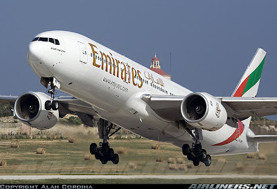Aviões Comerciais e Companhias Aéreas: Emirates - Boeing 777-200 - A6 ...