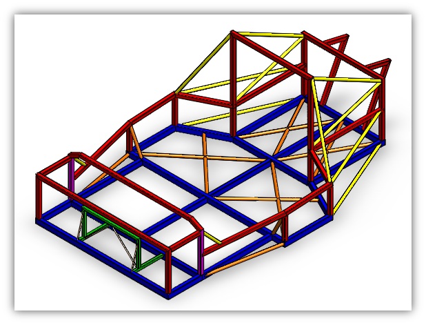 NUS City Car: Chassis Frame