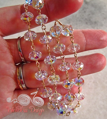 WireBliss's Wire Jewelry: Sparkly Bracelet and Ring