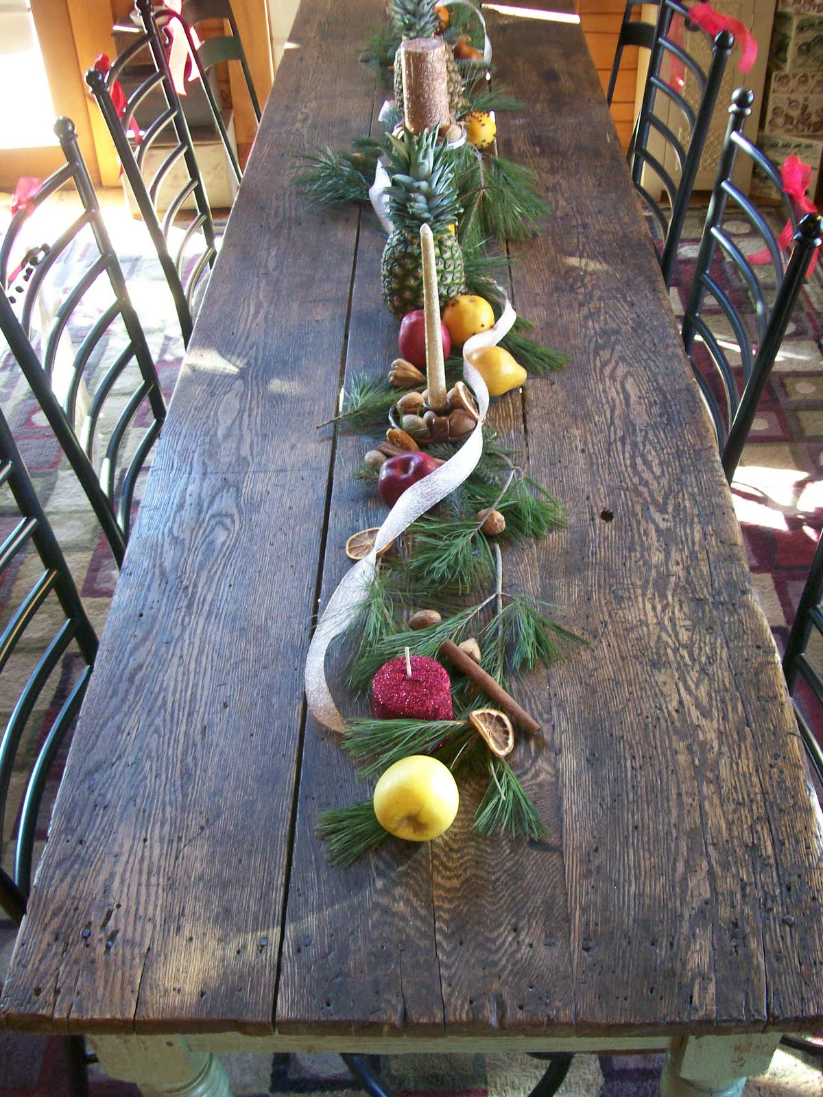 Indian Trail Pottery: Colonial Christmas Tablescape