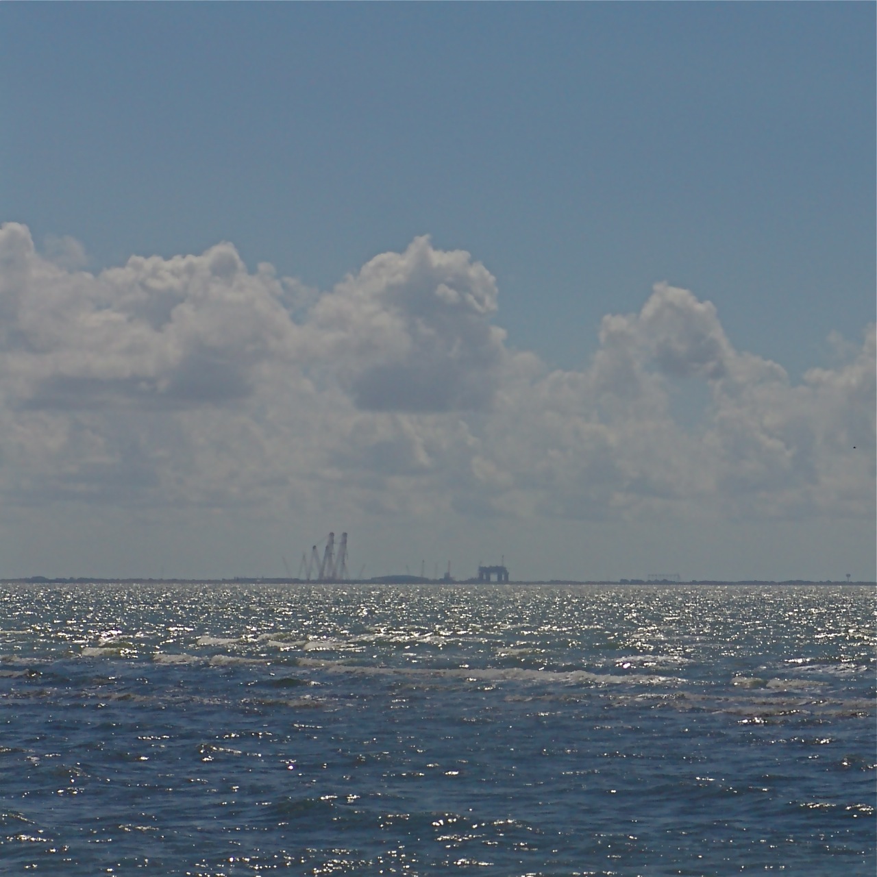 PECULIAR MO: View of Corpus Christi Bay, Portland TX