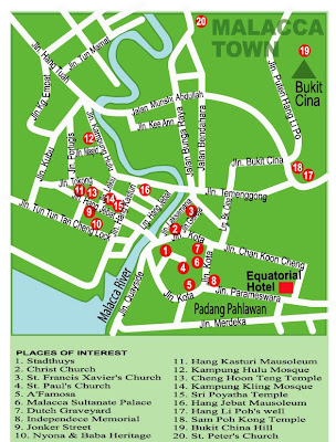 Peter's Cycle Tour: Map reference from Melaka to Port Klang via west ...