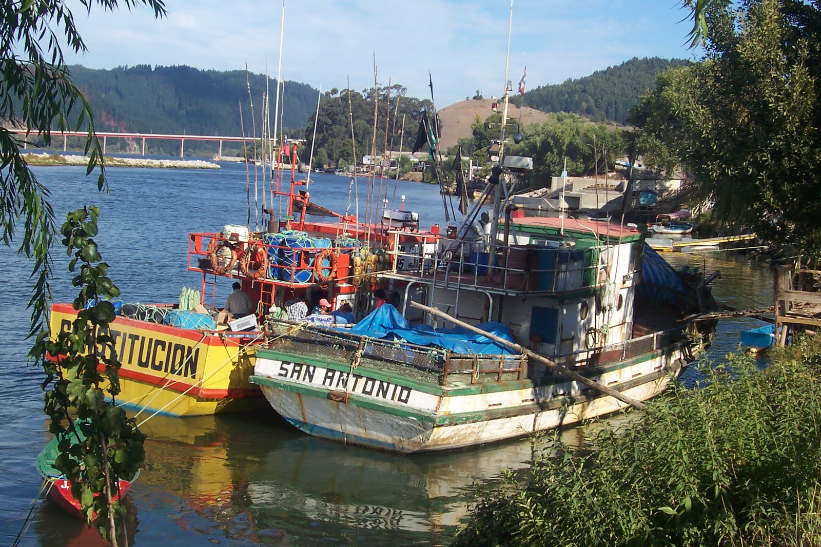 Constitución City: Ciudad de Constitucion, Región del Maule, Chile.