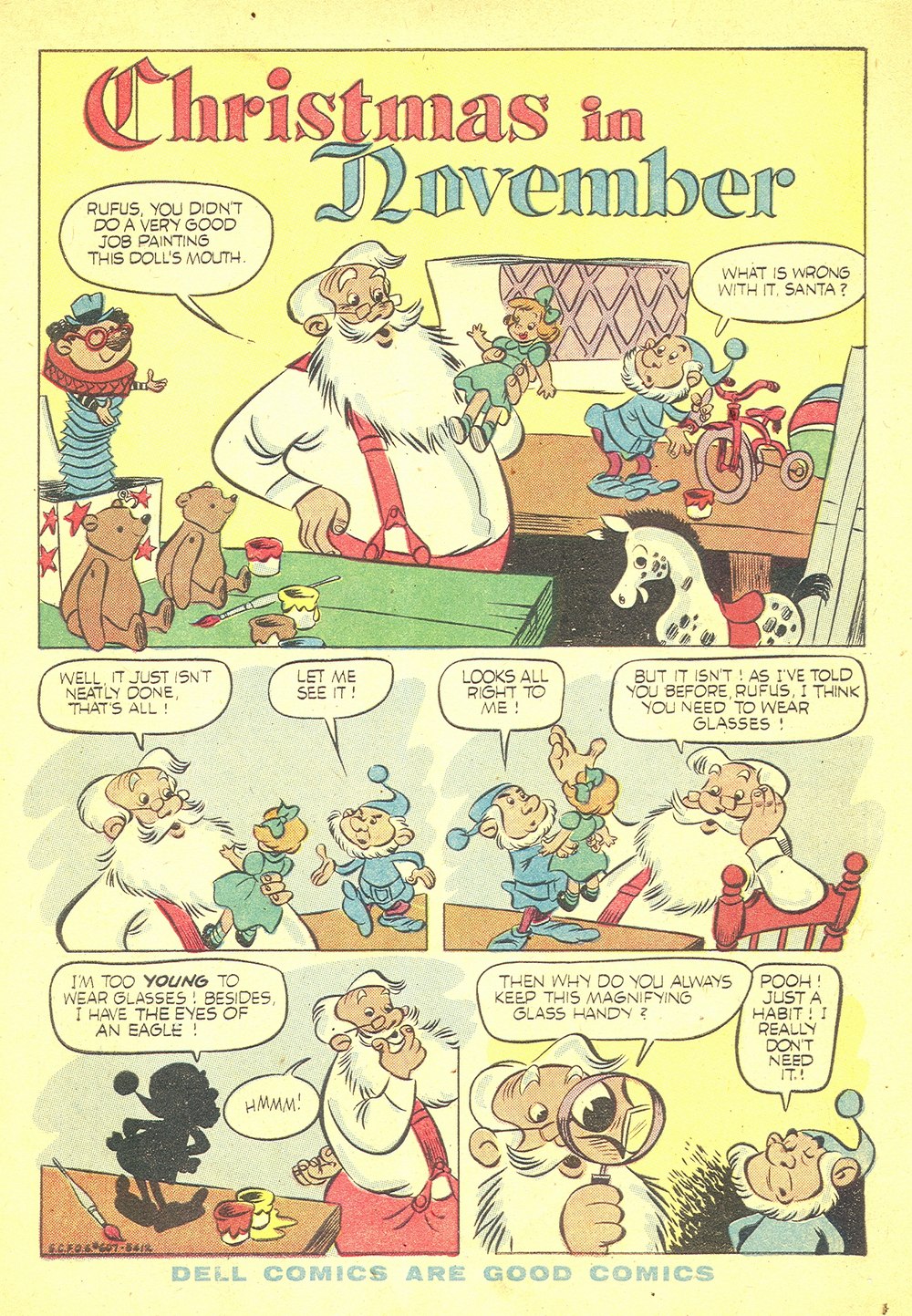 STANLEY STORIES: Stanley Shards from various Dell Christmas comics ...