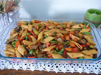 COCINA LIGHT: Mostacholes con salteados de verduras en salsa de soja