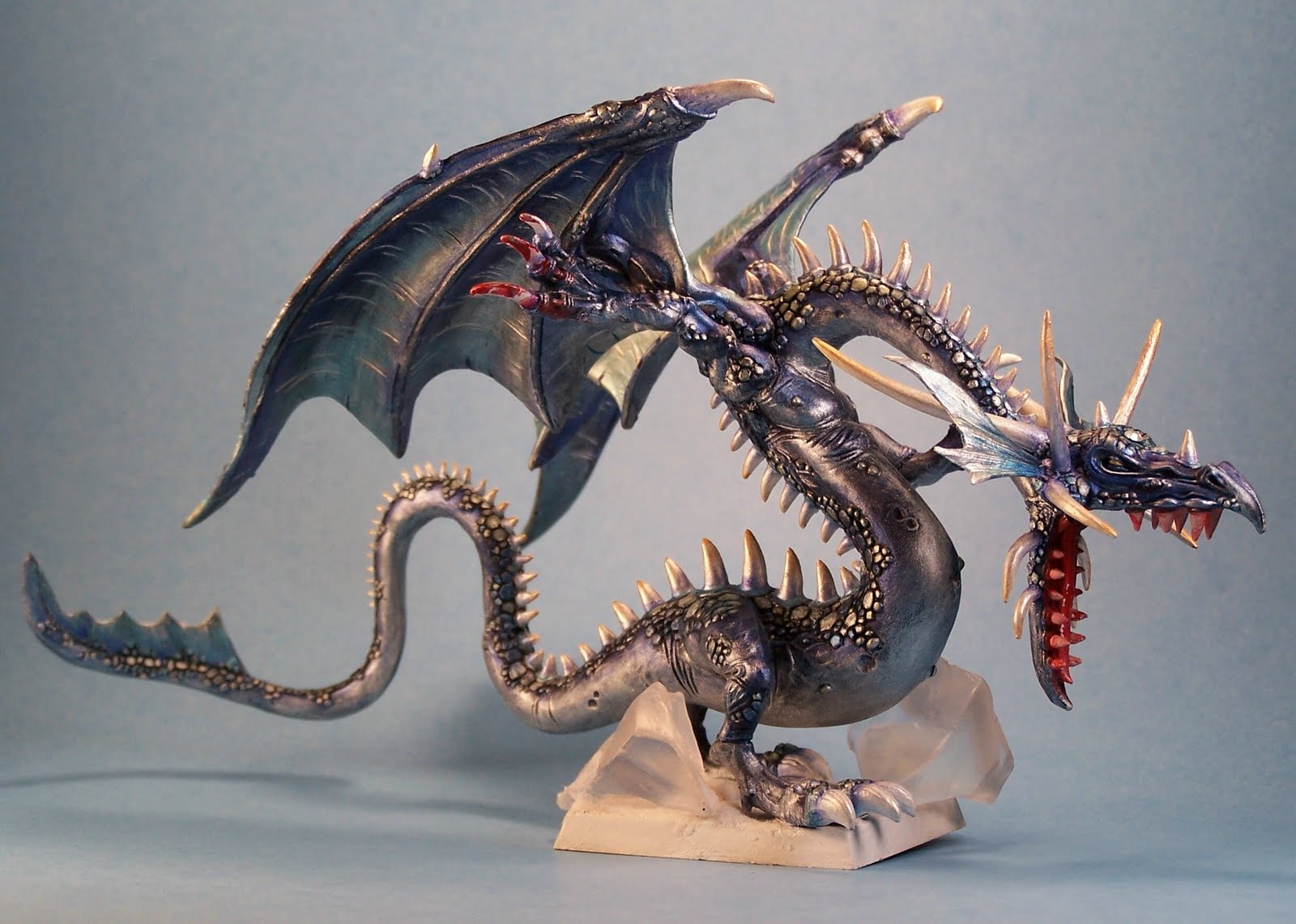 Anne Cooper Miniatures: High Elf Dragon, Games Workshop, Painted by ...