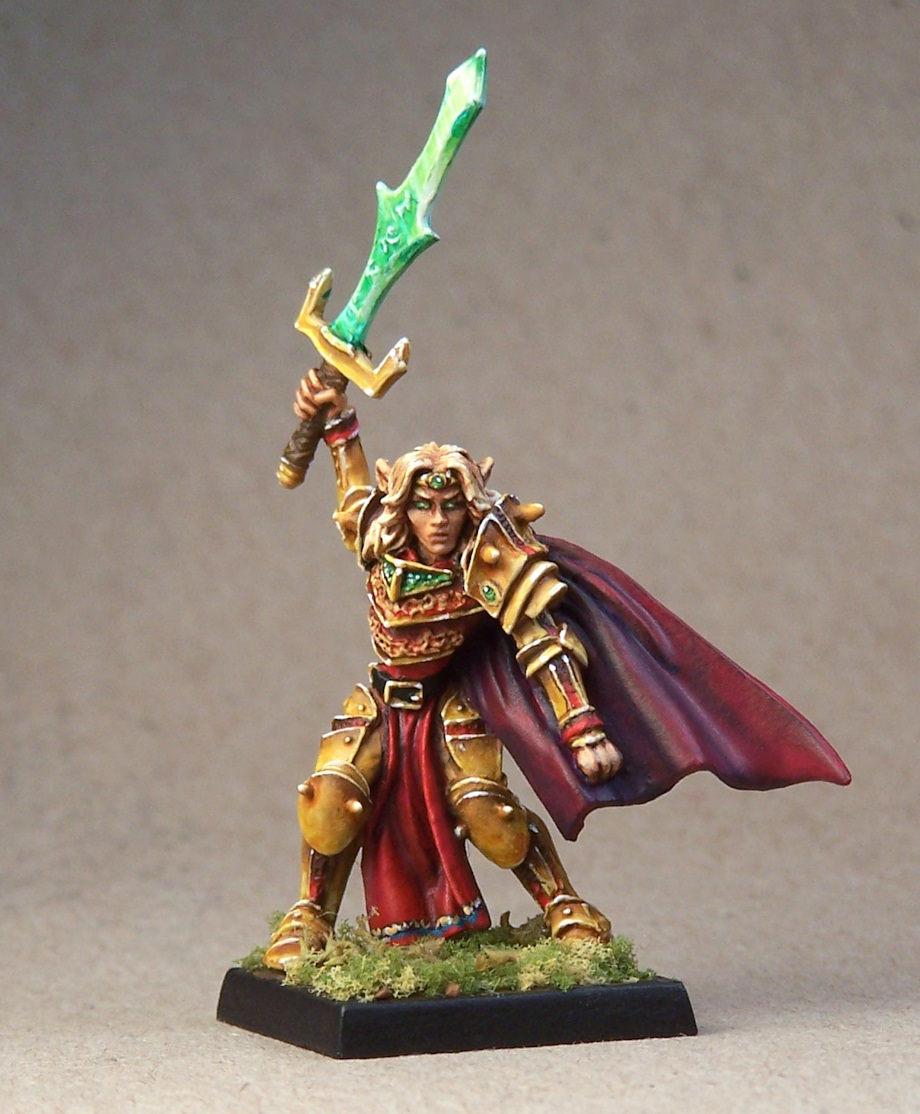Anne Cooper Miniatures: Paladin Prince, Ral Partha Miniatures, Painted ...