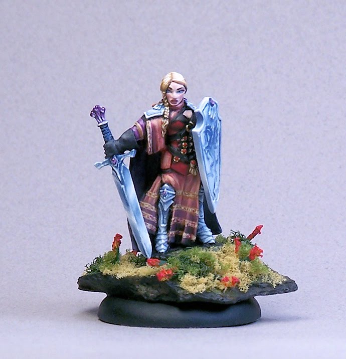 Anne Cooper Miniatures: Isabeau Laroche, Female Paladin, Reaper ...