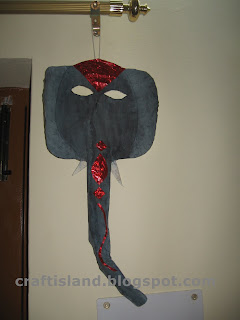 Craft Island: Papermache Elephant mask