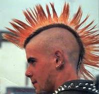 rancangan rambut punk