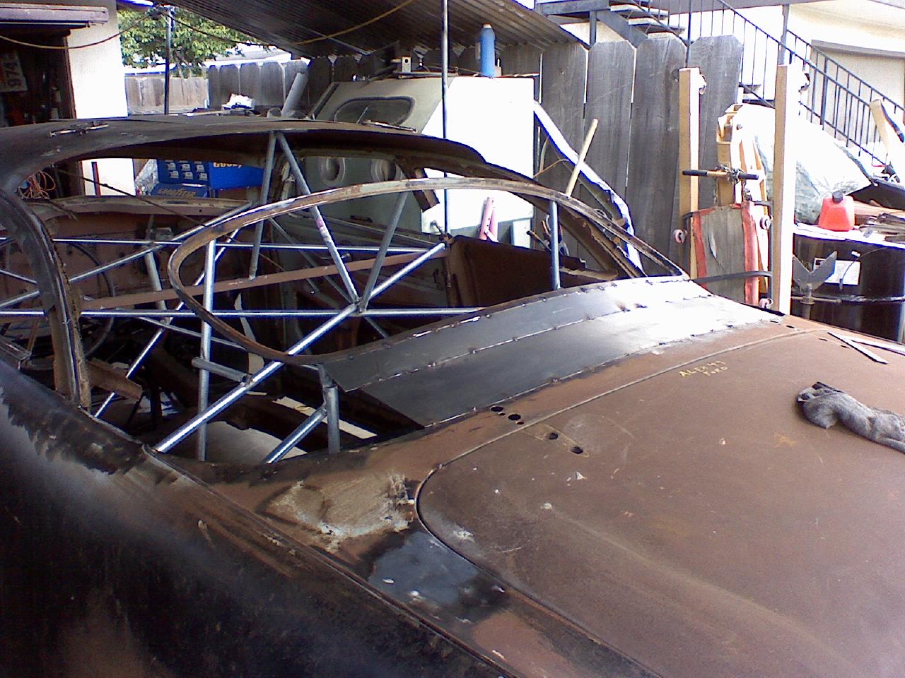 The Vintage Metal Blog: 1949 Ford Roof chop