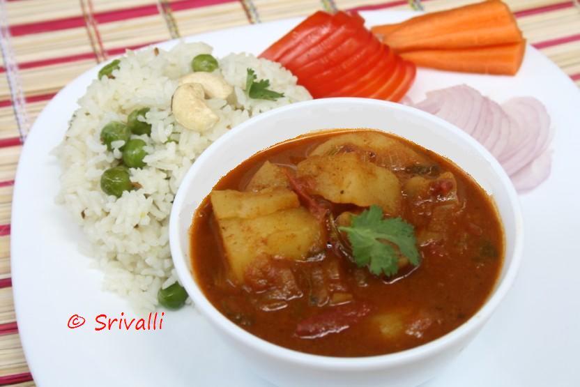 Aloo Tamatar with Kitchen King Masala | Potato Curry North Indian Style ...