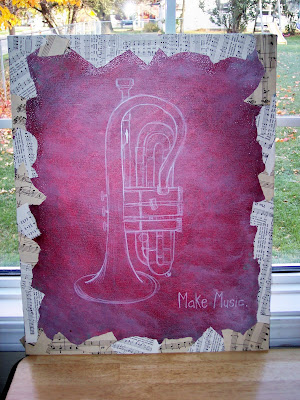 Creative Genius Art: Musical painting