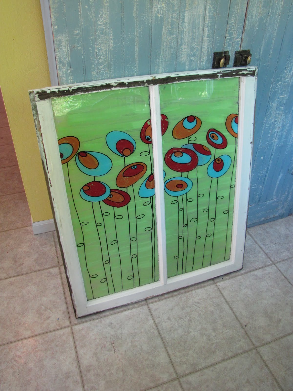 Creative Genius Art: Window Paintings (sold)