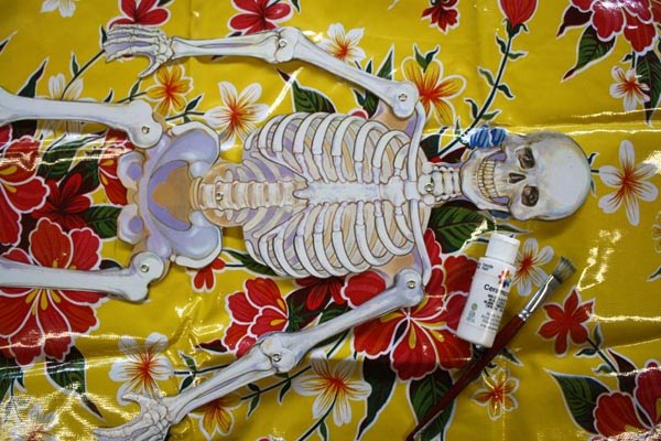 scrumdilly-do!: DIY calaca for Dia de los Muertos!