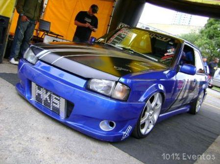 Escort azul tuning