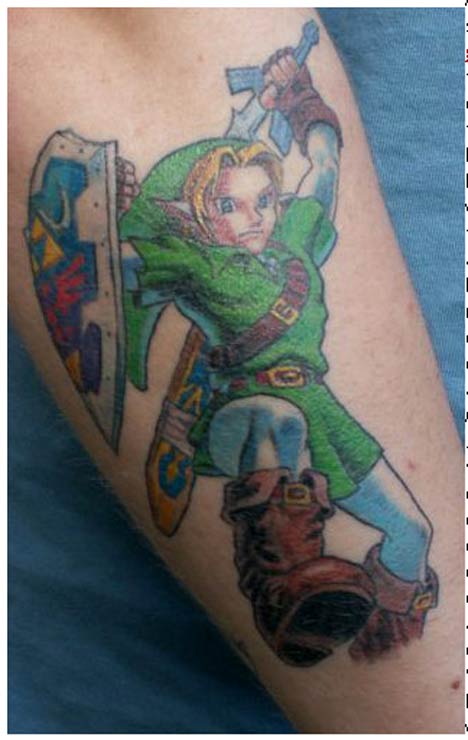 somethinunusual: Cool Video Game Character Tattoos