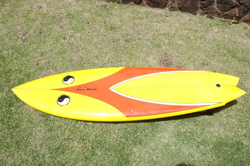 VINTAGE HAWAIIAN SURFBOARDS: Glenn Minami Twin Fin