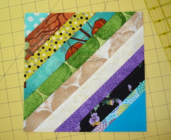 The Way I Sew It: Tutorial Part 3 - Making the String Pieced Squares