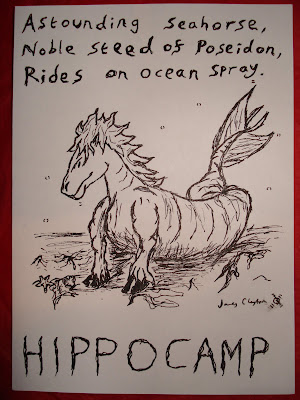James Clayton's Monsterific Mythscape: Day LXI - Hippocamp