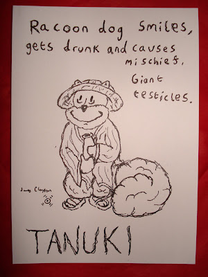 James Clayton's Monsterific Mythscape: Day III - Tanuki