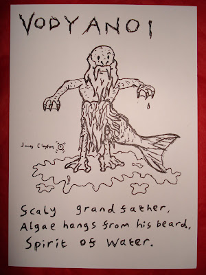 James Clayton's Monsterific Mythscape: Day XXVIII - Vodyanoi