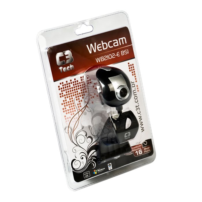 SOLTEC 888: Webcam C3 Tech 16.000 K - Nosso Código: C3-WC.2102.E16M