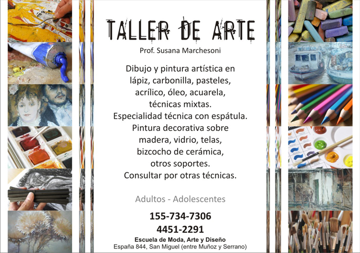 Escuela MODA, ARTE y DISEÑO: TALLER DE ARTE