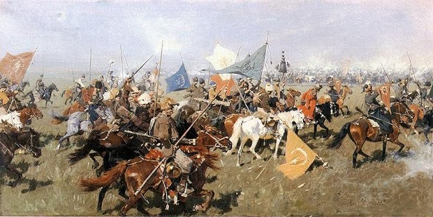 Painting History: Cossacks in Battle