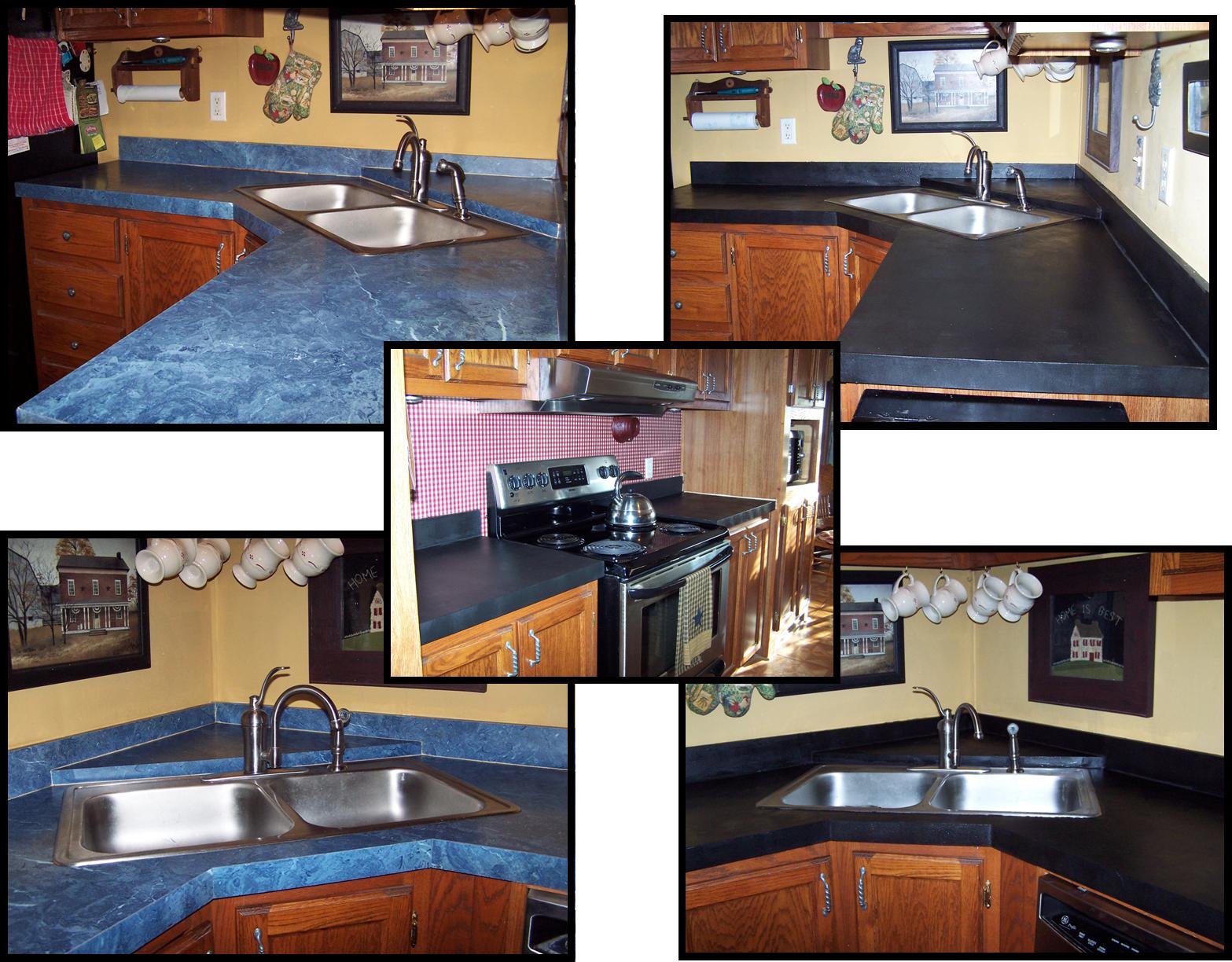 Candle Barn Crafts: Kitchen Counters get a face lift