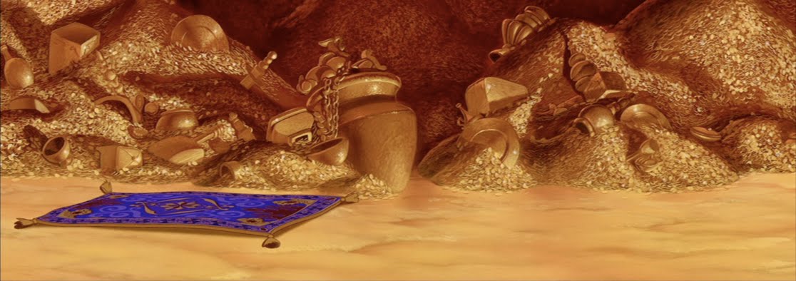 Animation Backgrounds: Aladdin's CAVE OF WONDERS!