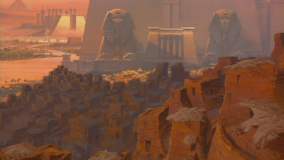 Animation Backgrounds: THE PRINCE OF EGYPT (Dreamworks, 1998)