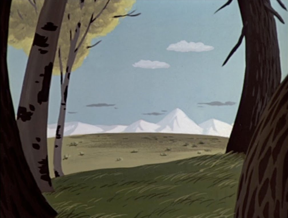 animation style: MORRIS THE MIDGET MOOSE (Disney, 1950)