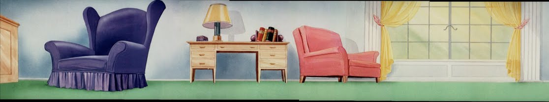 Animation Backgrounds: QUIET PLEASE! (MGM)