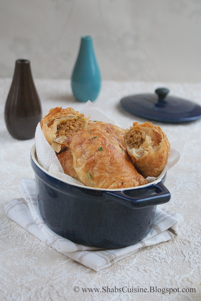 Shab's Cuisine: Kerala Puffs (Non-Veg)