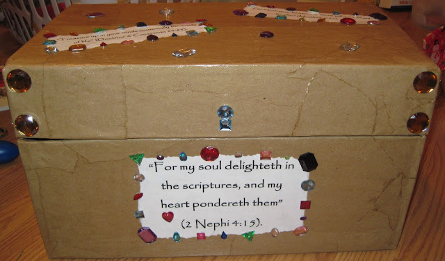 What I Did Today: Today I Made A Treasure Box.