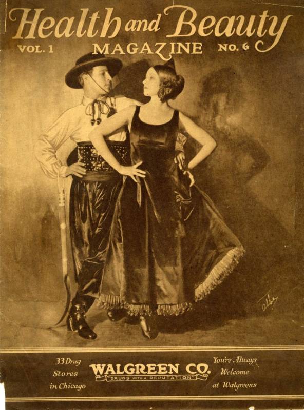 Rudolph Valentino Collectibles: Walgreen's Health and Beauty Magazine